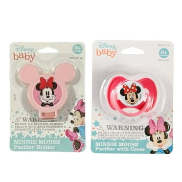 Disney Baby Girl Minnie Mouse 5 OZ Bottle, Rattle & Pacifier Gift Set ...