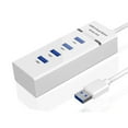 LNJLAN Fast Speed USB Hub Extender 2.0 3.0 - 4 Port Adapter for Power ...