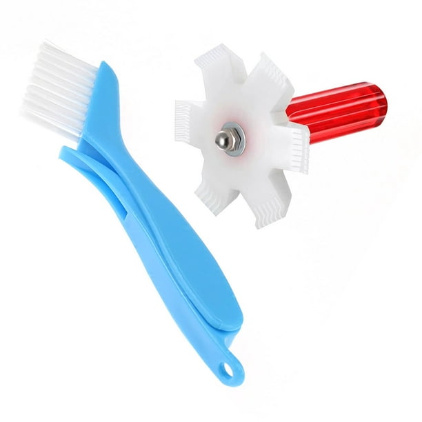 Yeacher 2pcs Air Conditioner Condenser Fin Cleaning Brush and Comb Set ...