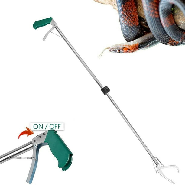 2WIN2BUY Snake Handling Tool with Teeth, Upgraded 47 inch Snake Catcher ...