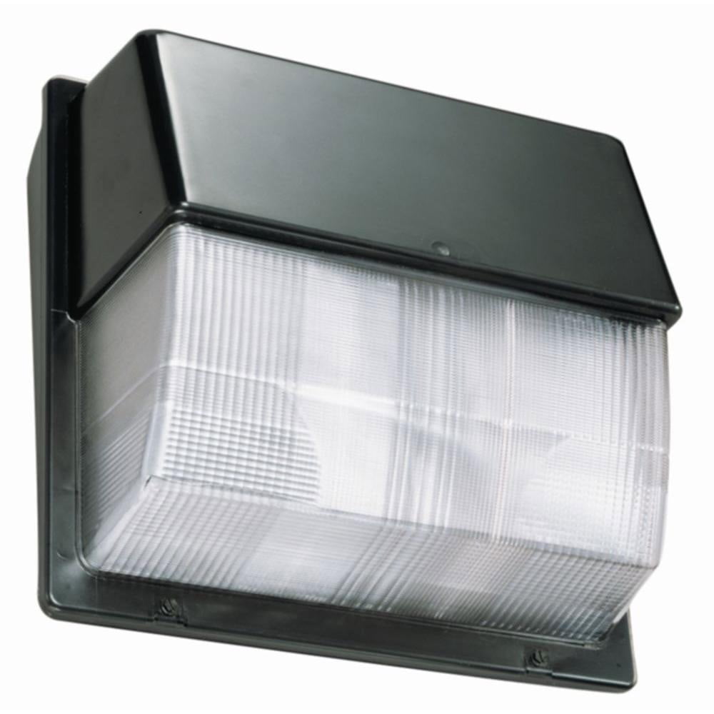 Lithonia Lighting Bronze Outdoor Integrated Led Wall Mount Flood Light ...