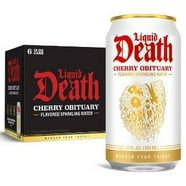 Liquid Death Sparkling Water, Psycho Cider 19.2 oz King Size Cans (8 ...