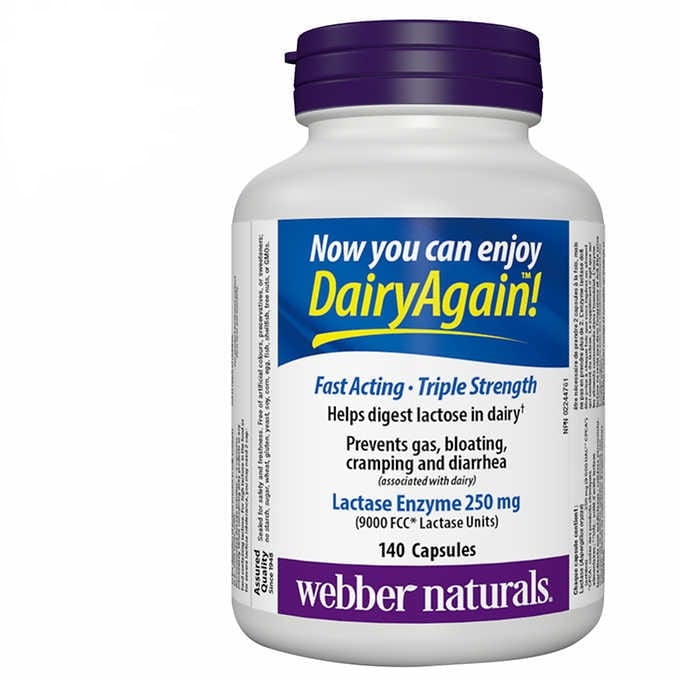 Click here for Webber Naturals Lactase Enzyme Extra Strength 140... prices