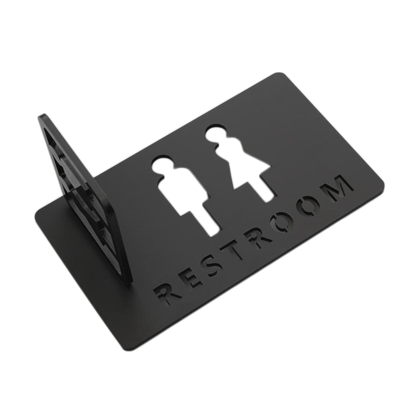 for Ladies Gents Restroom Sign Bathroom Sign 3D Plaque Orientation Sign ...