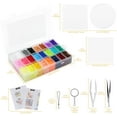 Naler 24000 Mini Fuse Beads Kit, 24 Colors 2.6mm Beads with Pegboards ...