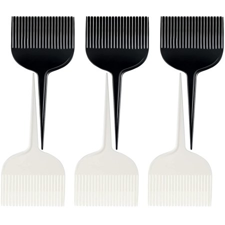 6 Pieces Weaving Highlighting Foiling Hair Comb Hair Dyeing Comb ...
