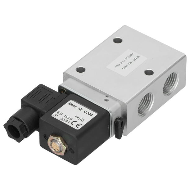 Válvula direccional de control único, válvula solenoide eléctrica 2 Válvula solenoide eléctrica ...