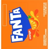 Fanta Orange Fruit Soda Beverage, Multipack, 12 fl oz, 12 Cans ...