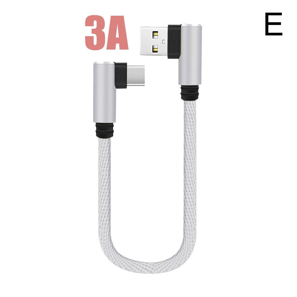 90 DEGREE Right Angle USB Type C Fast Data Sync Charger Cable AU Lead ...