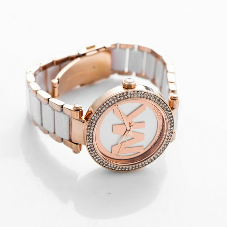 Michael Kors Women's Parker MK6365 Rose Gold Ceramic Quartz Michael Kors Women's Parker MK6365 Rose Gold Ceramic Quartz