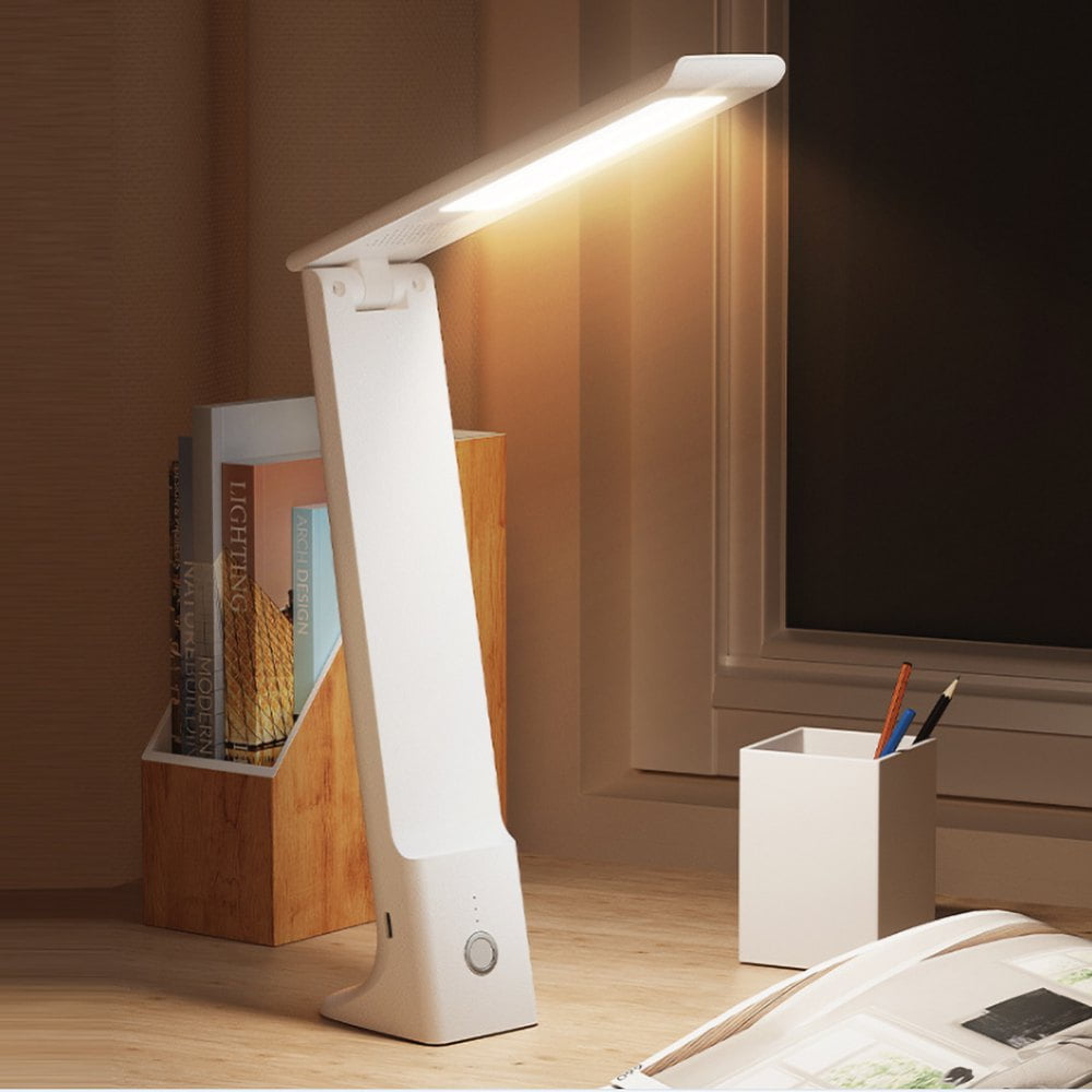 Simple LED Desk Lamp Folding Dimmable Eye-Caring Table Lamp, Desk Lamp ...