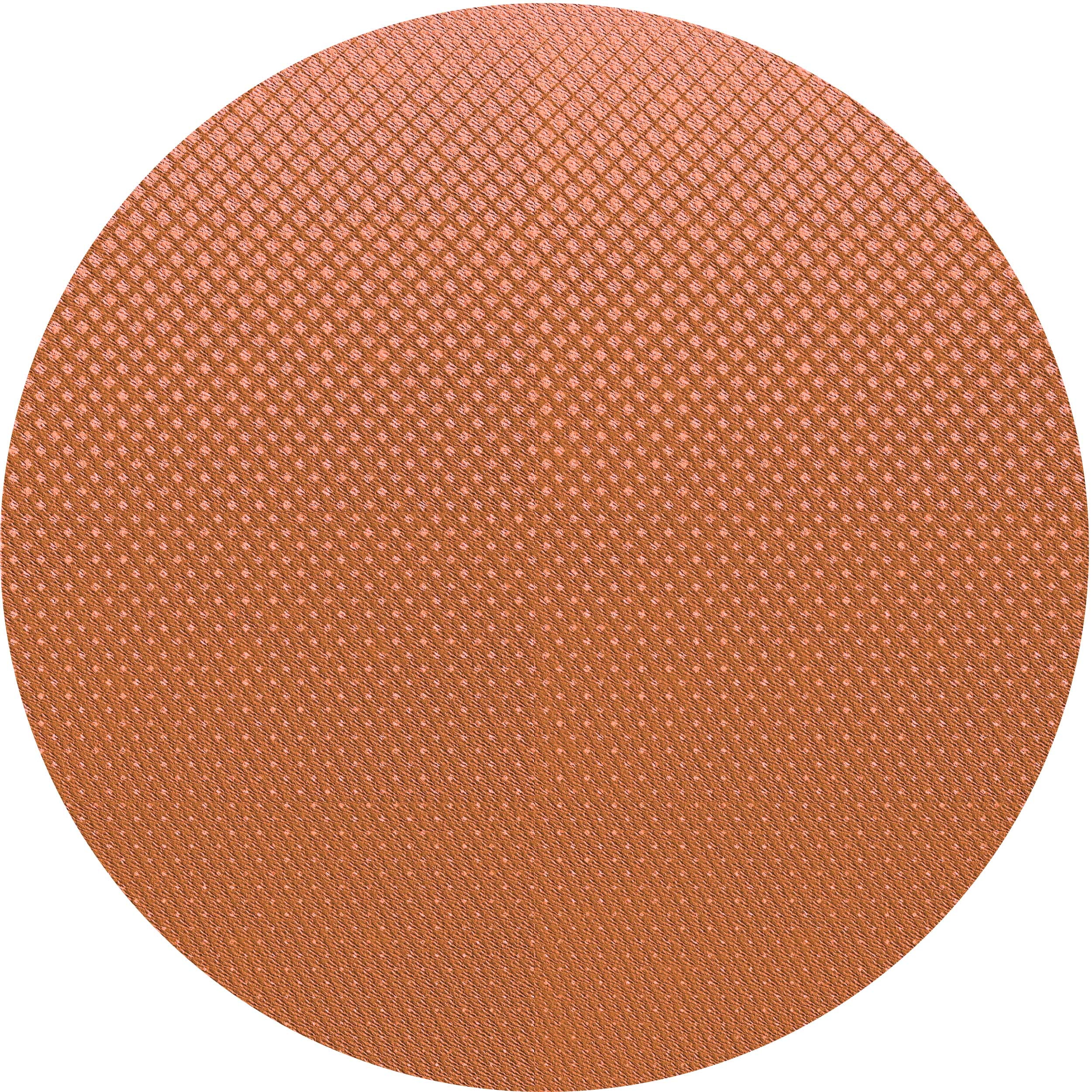 Ahgly Company Indoor Round Patterned Orange Red Orange Area Rugs, 8 ...