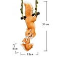 CaraMart Creative Resin Squirrel Statue Lifelike Resin Squirrel ...