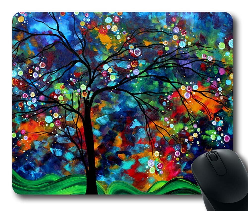 POPCreation Painting tree Mouse pads Gaming Mouse Pad 9.84x7.87 inches ...