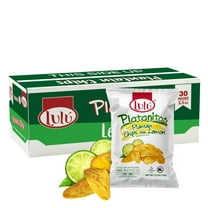 Lulu Organic Plantain Chips with Lime & Salt, Gluten Free, 30 ct, 2.5 ...