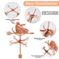 Cat and Cellos Weather Vane Animals Metal Weathervane Copper Windvanes ...