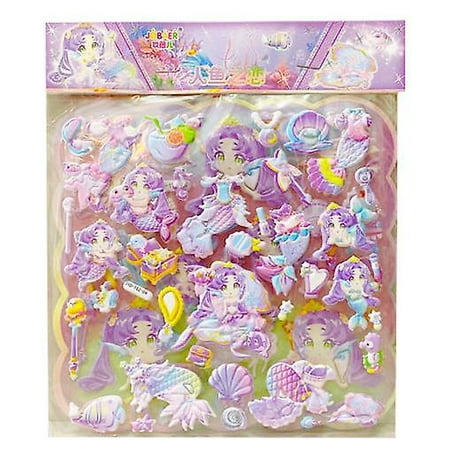 Melissa & Doug Puffy Sticker Activity Book: Mermaids - Sticker Play Set ...