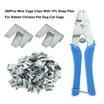 RITE FARM PRODUCTS J-Clip Pliers Tool for Rabbit Cage, Bird Cages, Live ...