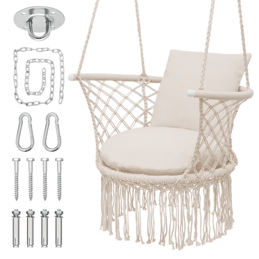 Hanging Cotton Rope Chair - Walmart.com