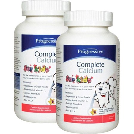 PROGRESSIVE Complete Calcium for Kids (60 chew tabs) 2-Pack | Walmart ...