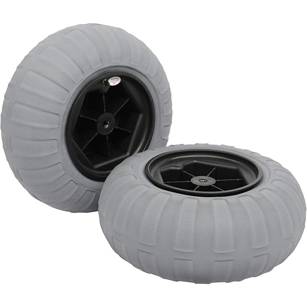 Bonnlo Balloon Wheels 16" Replacement Big Beach Sand Tires Axle 20mm ...