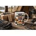Camping Dad Mug Custom Name Best Camping Dad Ever Campfire Tent Gift ...