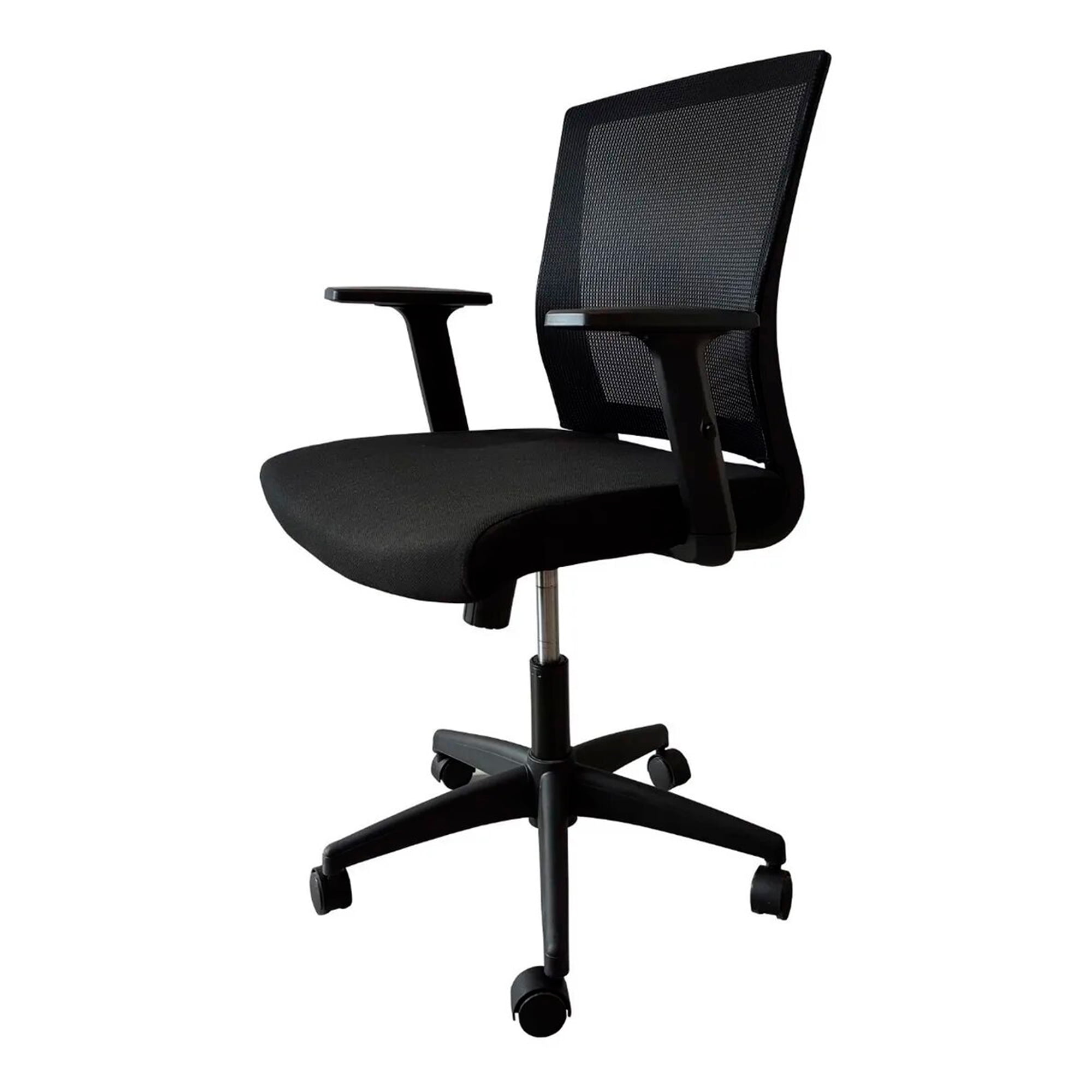 Silla Negra de Oficina de Uso Rudo Ergonómica Y fresca Manuel Delgado ...