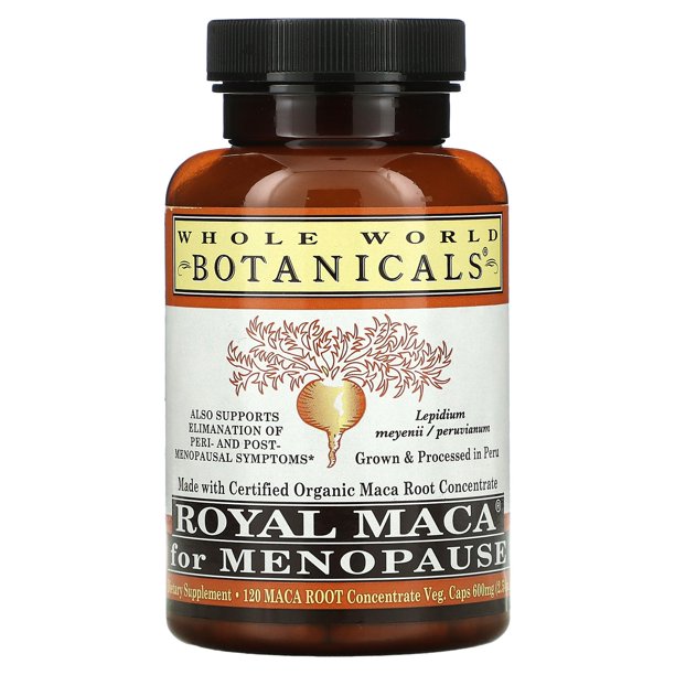 Royal Maca® for Menopause,Vegetarian Capsules, 500mg (120 ct ...