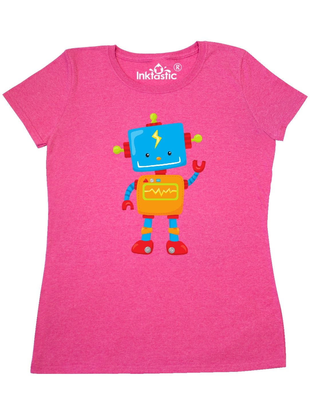 INKtastic - Cute Robot, Waving Robot, Colorful Robot Women's T-Shirt ... INKtastic - Cute Robot, Waving Robot, Colorful Robot Women's T-Shirt ...