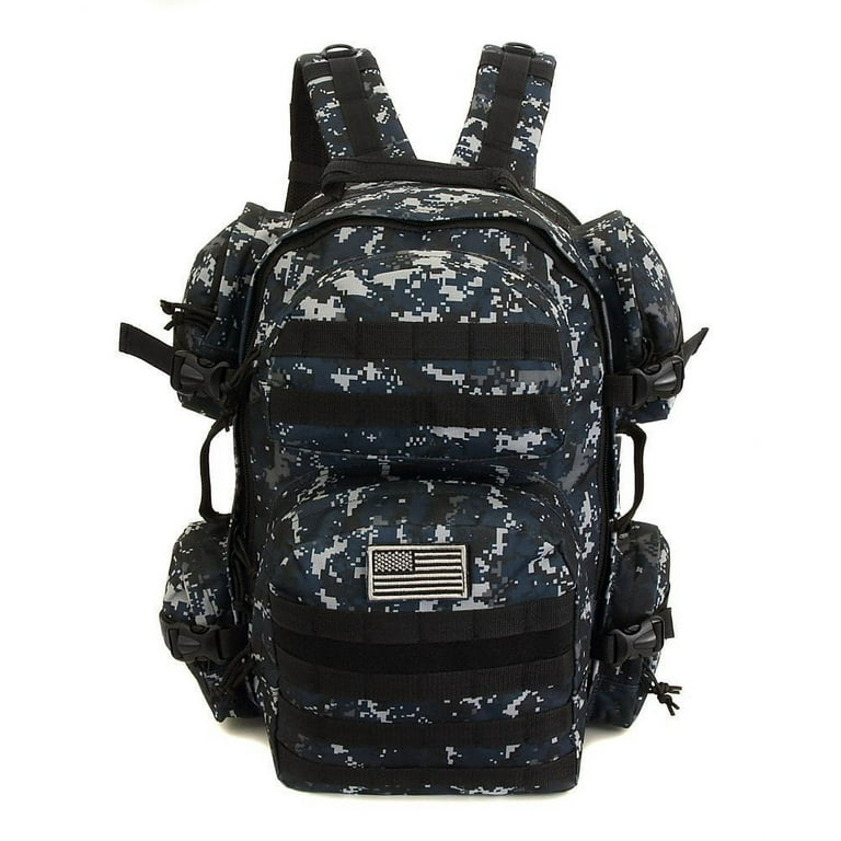 Navy Digital Camo Backpack