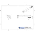 3/8-16 x 4" Hex Head Cap Screw Bolts, External Hex Drive, Stainless ...