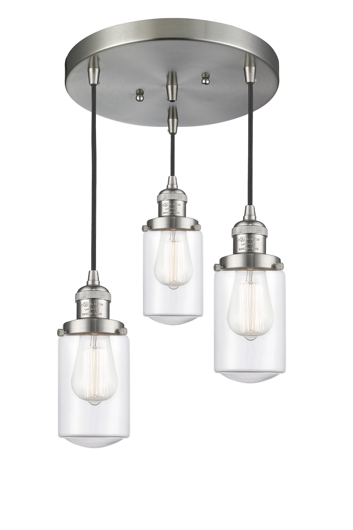 Innovations Lighting 211/3 Dover Dover 3 Light 11" Wide Multi Light ...
