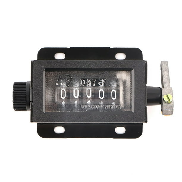 Mechanical Counter,Mechanical Counter 5 Digit Resettable Pull Counter ...