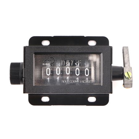 Mechanical Counter,Mechanical Counter 5 Digit Resettable Pull Counter ...