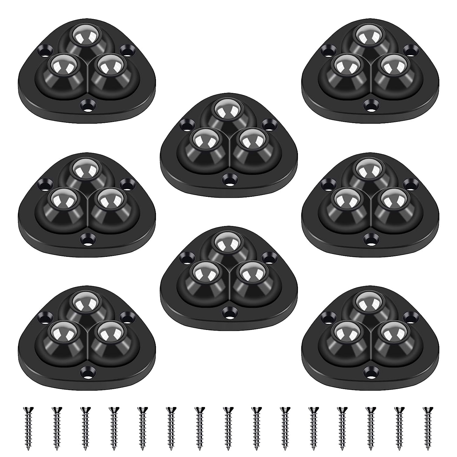 Ball Bearing Rollers Self Adhesive Caster Wheels Mini Casters Ball ...