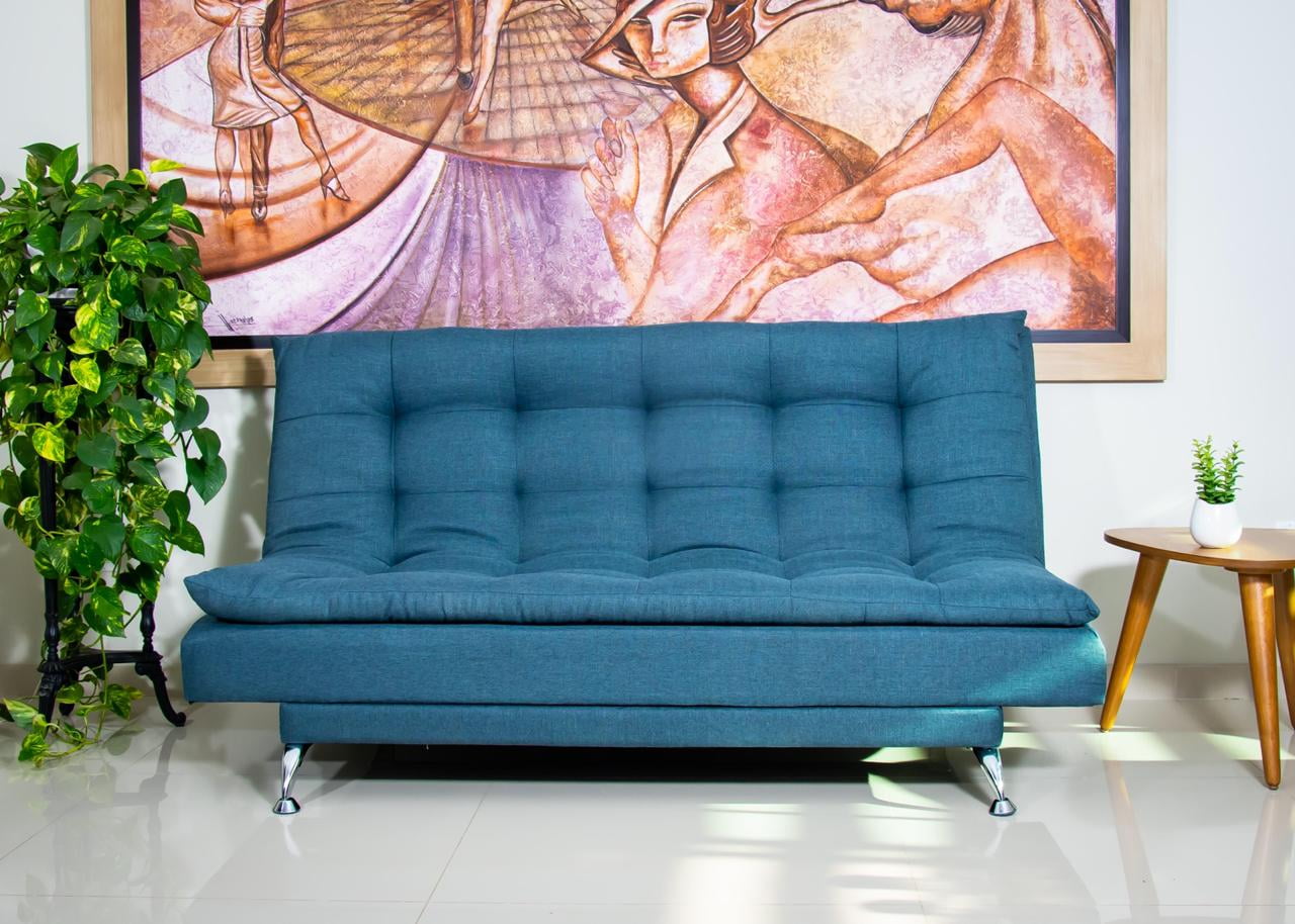 Sofá cama Carmen 3 Posiciones Denim Matrimonial M Y E Muebles Carmen 3 Plazas Denim | Walmart en ...