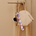 Colorful Flower Keychain Handwoven Cotton Rope Bag Ornament Creative ...