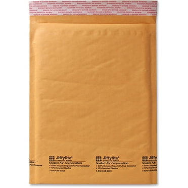 Sealed Air JiffyLite Cellular Cushioned Mailer, #4, 9.5"x14.5", 25 pack ...