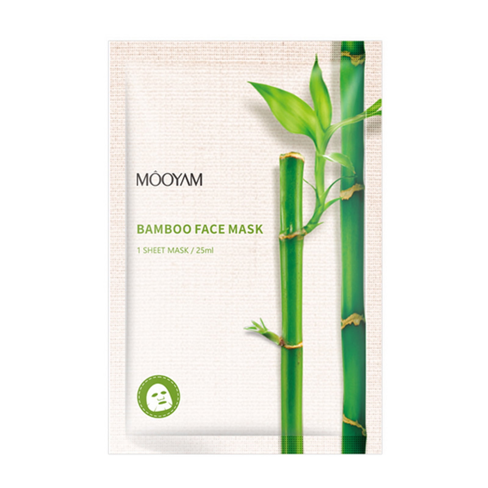 MOOYAM Bamboo Facial Mask Sheet Hidratante Hidratante Mascarilla ...