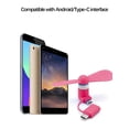 1pc Type C Android Interface Portable Mini Phone Fan, Compatible with ...