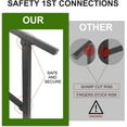 5-Step Handrails for Outdoor Steps, HandRail Fit 4 or 5 Steps Outdoor ...