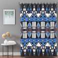 Bathroom Shower Curtain Bohemian Abstract Geometric Waterproof Shower ...