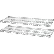 OFM X5 Series Model S3618 36" x 18" Wire Shelf, Black, Pack of 2 ...