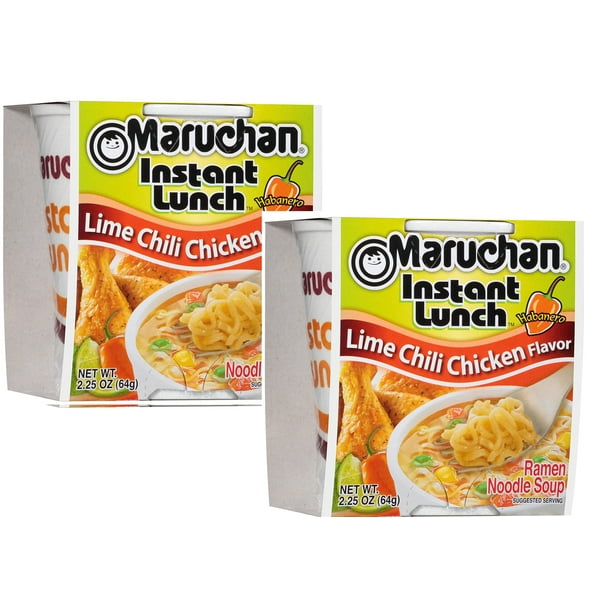 Maruchan Instant Lunch Lime Chili Chicken, 2.25 Oz, Pack of 2 - Walmart.com