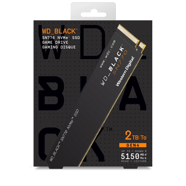 WD_BLACK 2TB SN770 NVMe PCIe 4.0 M.2 Internal SSD - WDBBDL0020BNC-WRWM ...