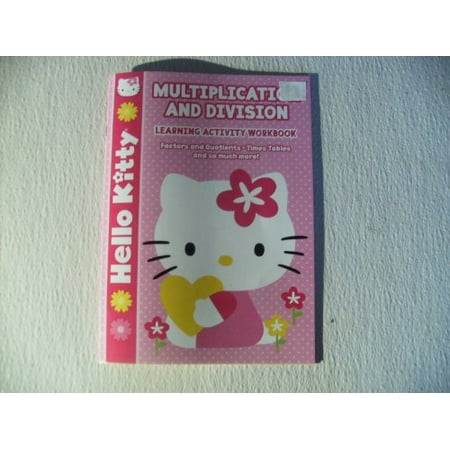 Hello Kitty Multiplication and Division Math Learning Activity Workbook ...