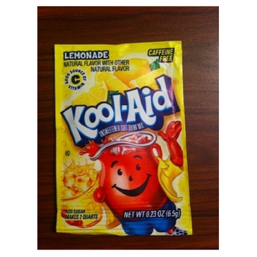 5 Packs of Kool Aid LEMONADE Flavor Drink Mix Packet NEW Gluten Free ...