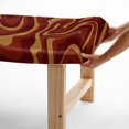 Abstract Distortion Texture Picnic Table Cover with Bench Covers Brown ...
