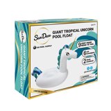 SunDaze Floats Giant Unicorn Pool Float - Fun Kids Swim Party Toy ...