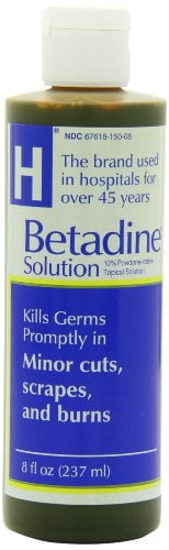 2 Pack - Betadine Solution 8oz Each - Walmart.com
